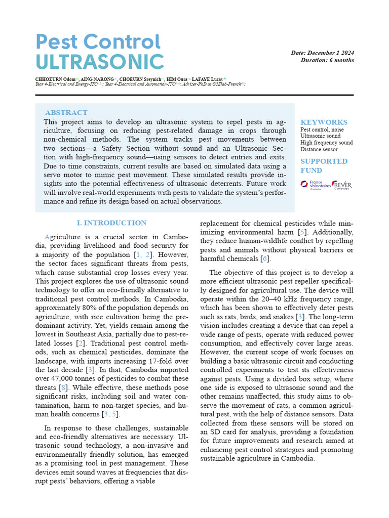 Pest Control Ultrasonic | PDF | Pest Control | Sound