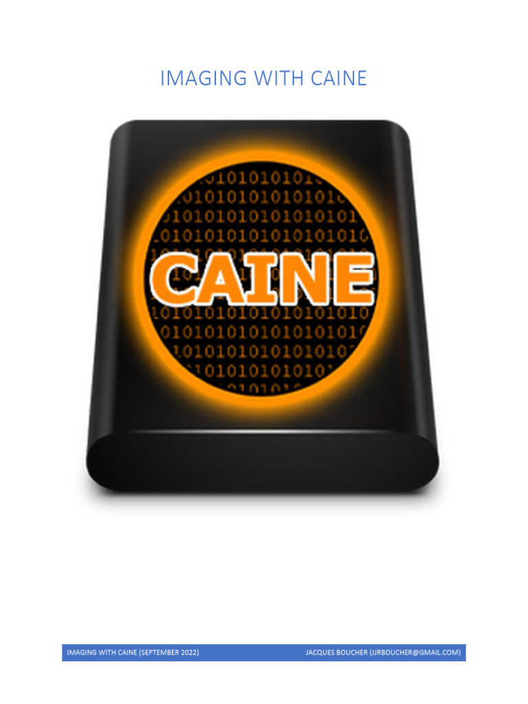 Forensic Imaging Guide with CAINE | PDF | Booting | Bios
