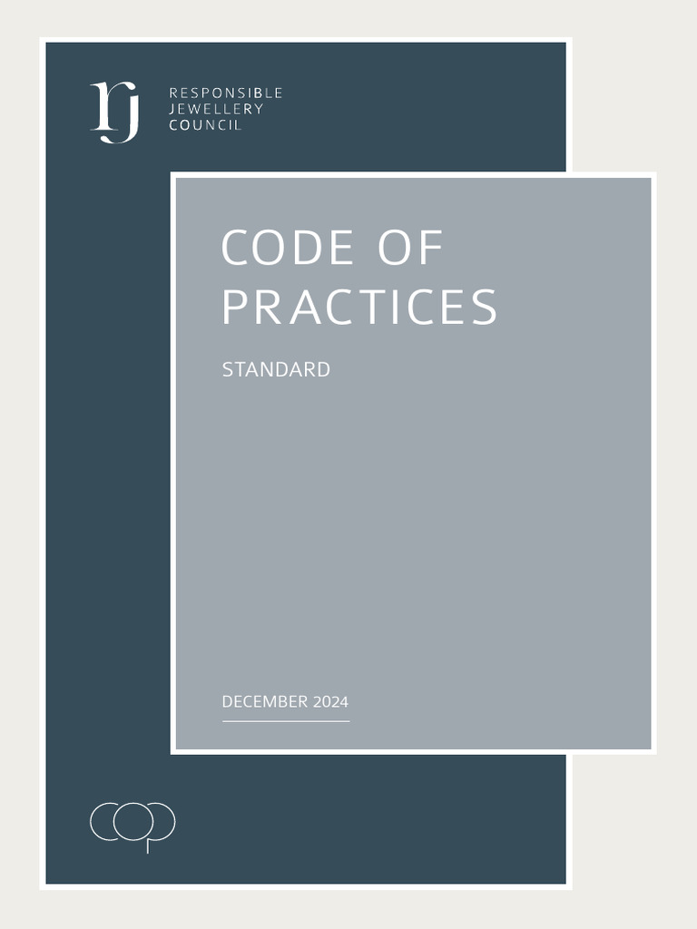 RJC 2024 COP Standard | PDF | Mining | Supply Chain