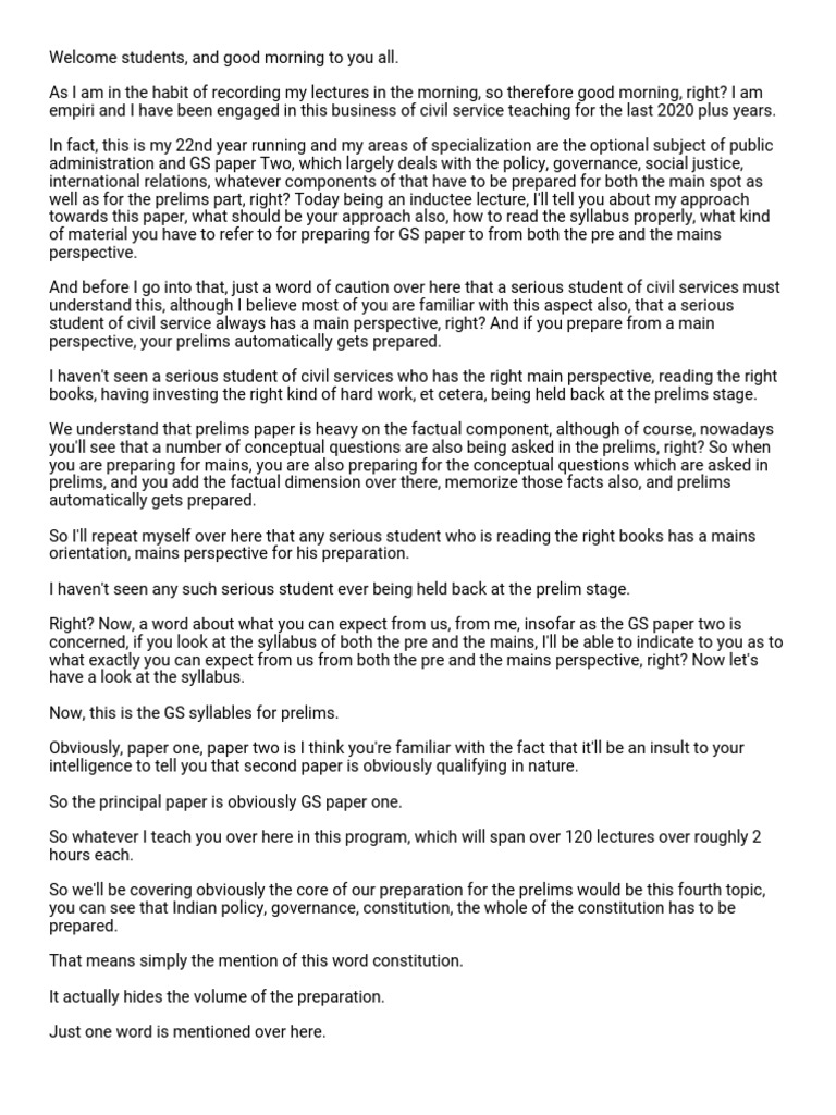 Transcript #1 | PDF | Judiciaries | Tribunal