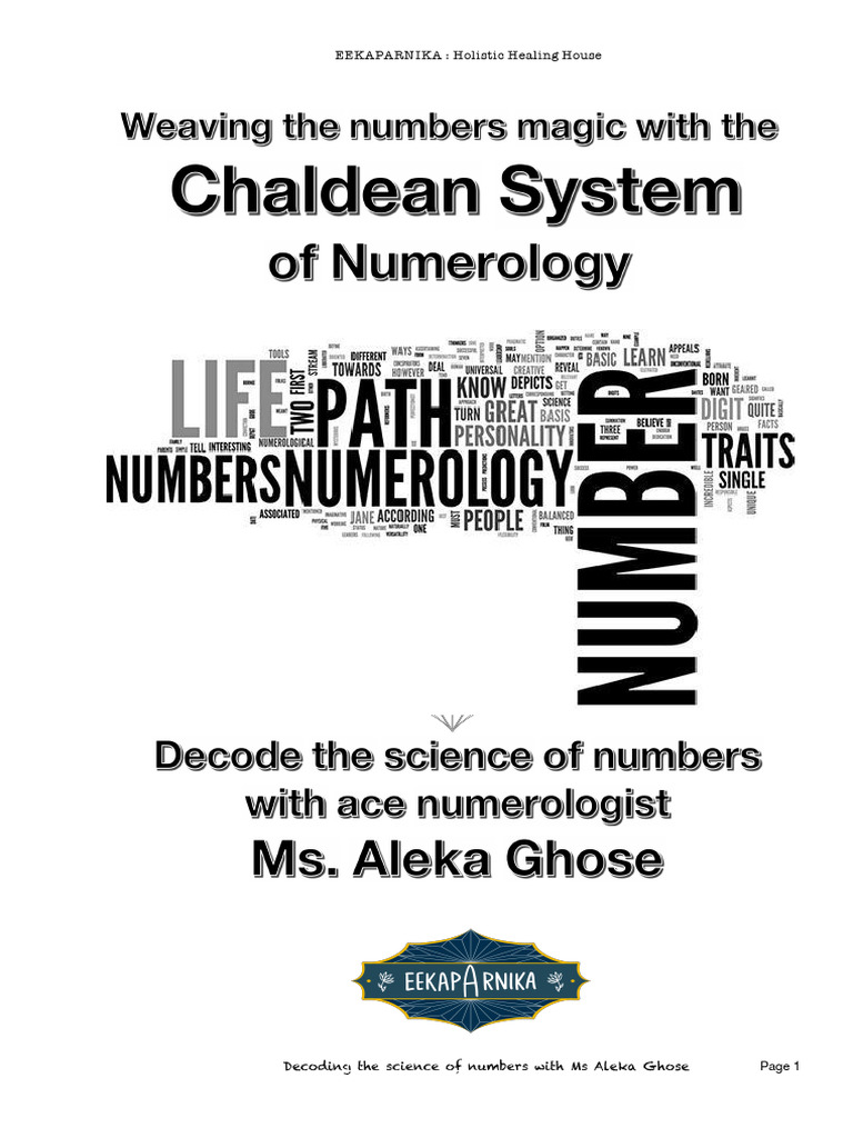 Chaldean Numerology | PDF | Numbers | Pythagoras