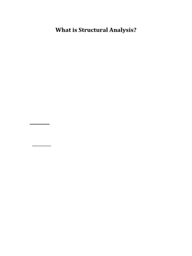 Structural Analysis for Students | PDF | Word | Reading Comprehension
