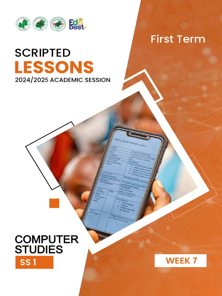 Computer Studies SS1 1ST Term Week 7 | PDF | Laptop | Usb