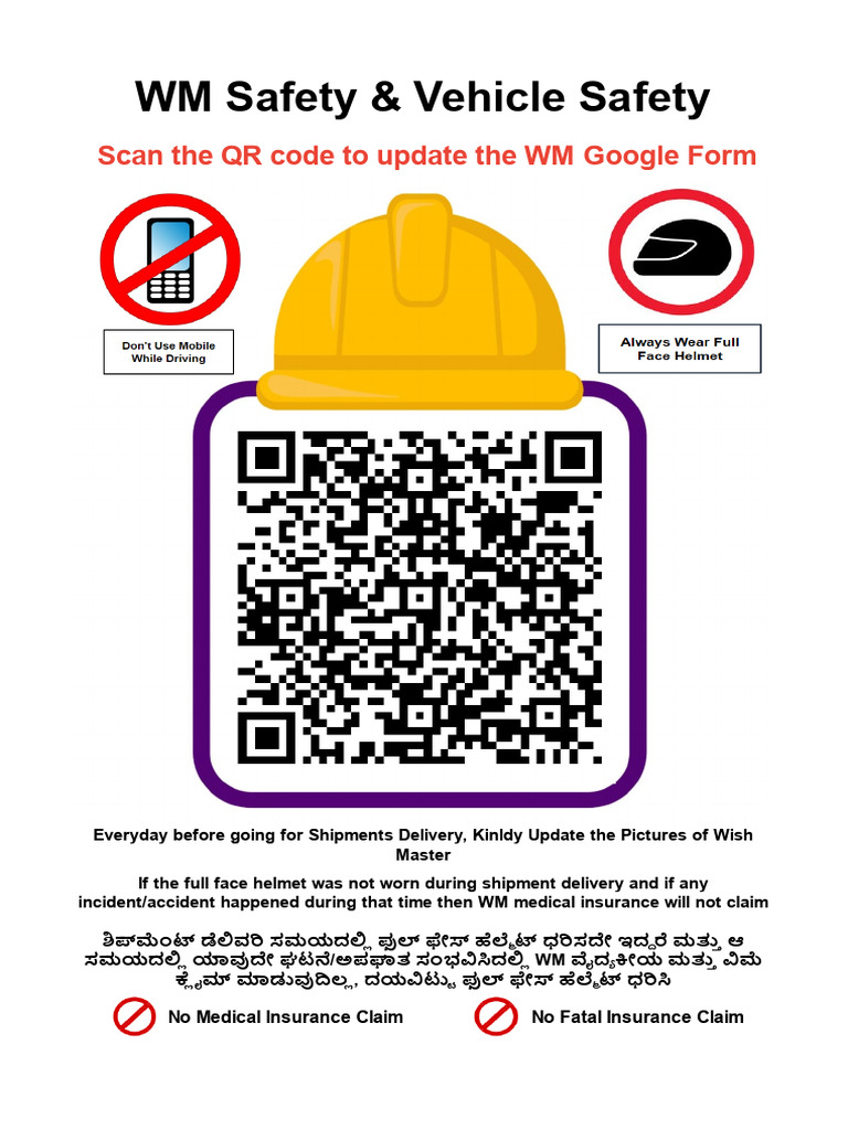 WM Safety - DH Poster | PDF