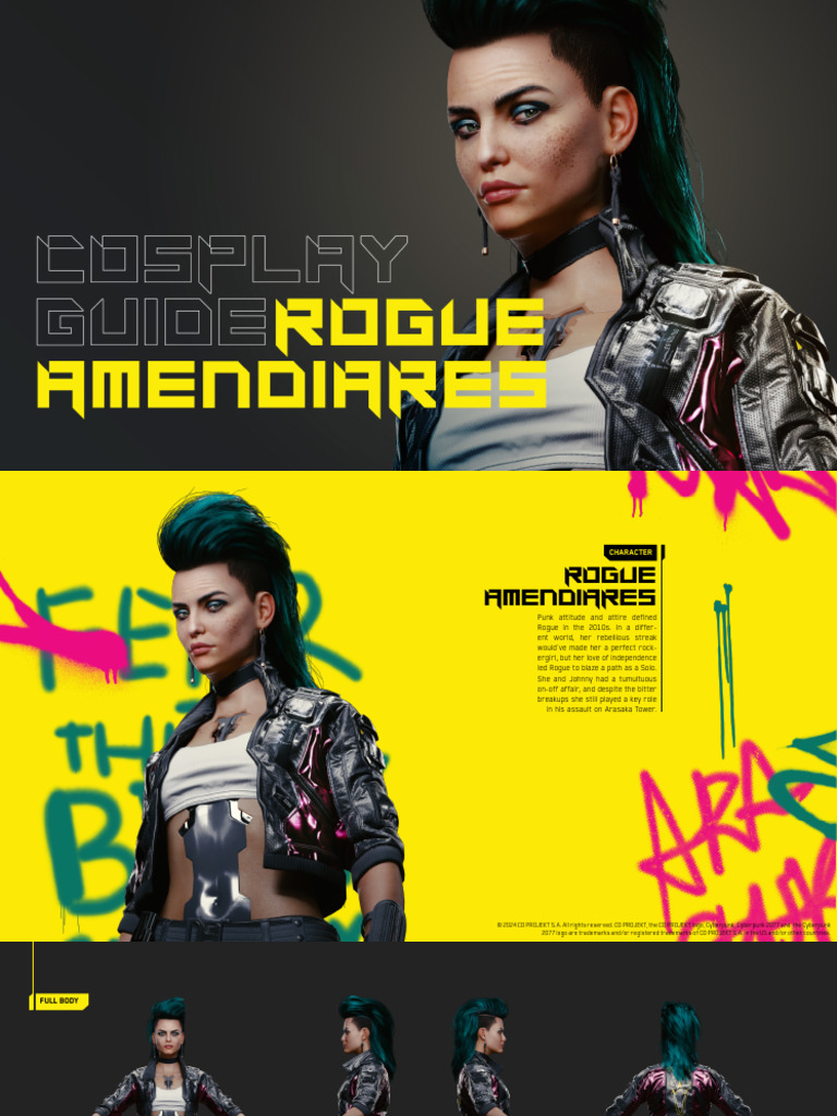 Cyberpunk 2077 YOUNG - ROGUE - COSPLAY - GUIDE - EN | PDF | Cosplay