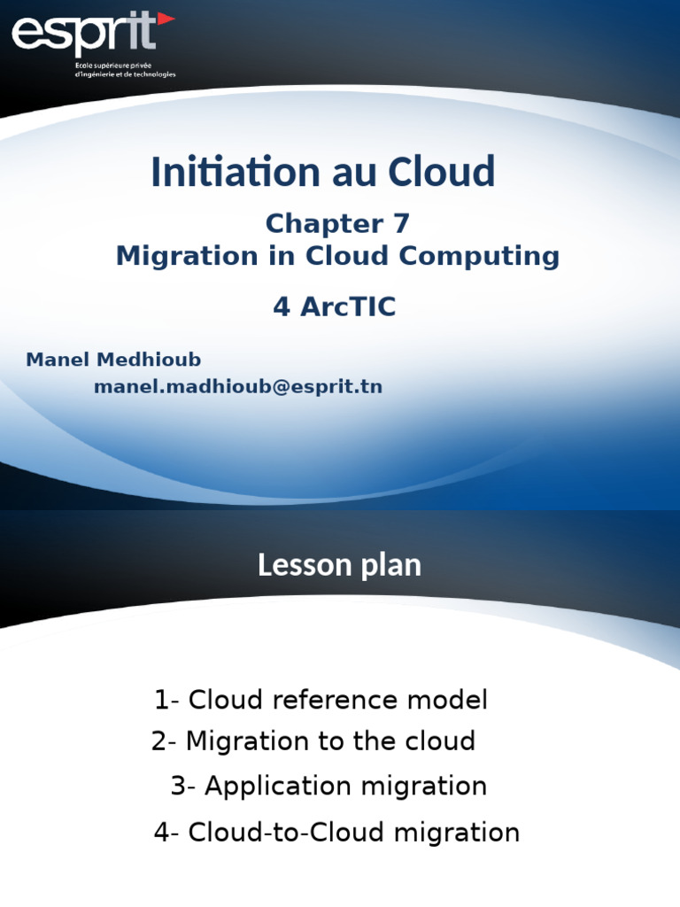 Chapter 7-Cloud Migration(1) | PDF | Cloud Computing | Software As A Service