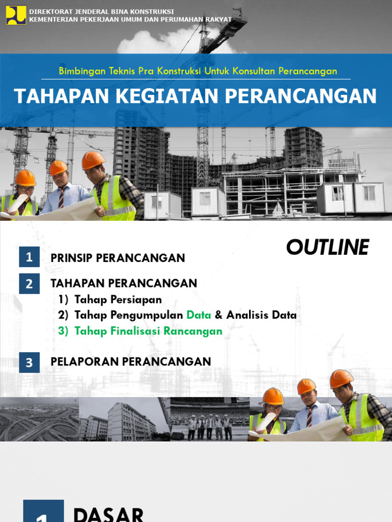 Tahapan Kegiatan Perancangan Konstruksi | PDF