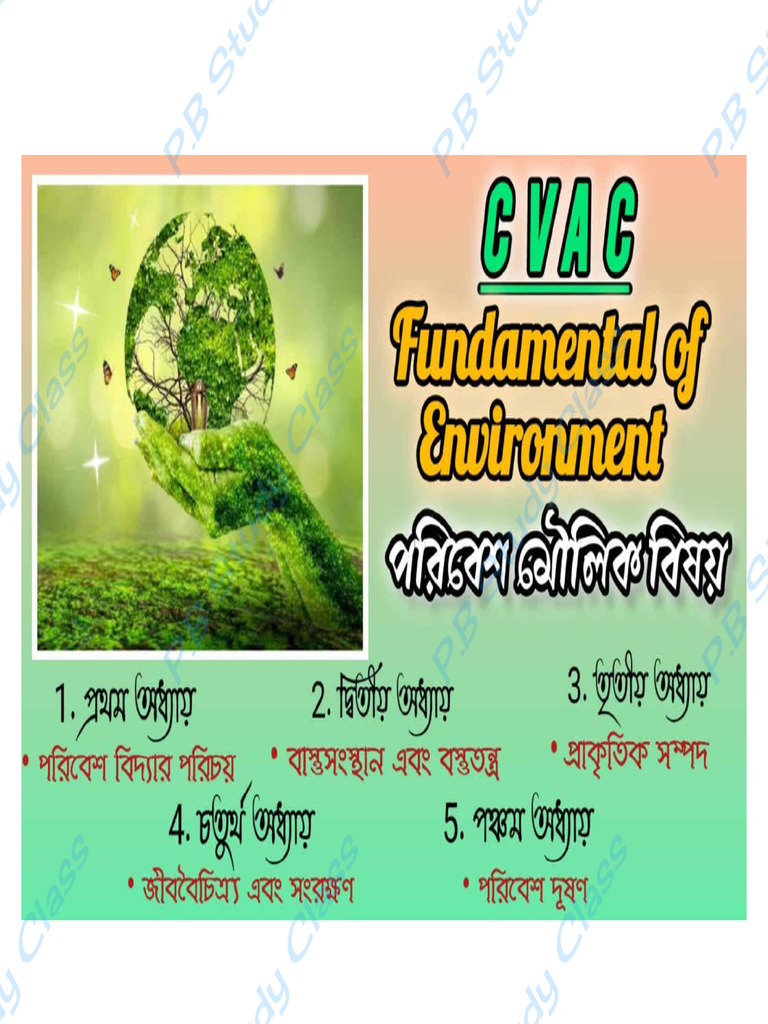 Envs 1st chapter | PDF