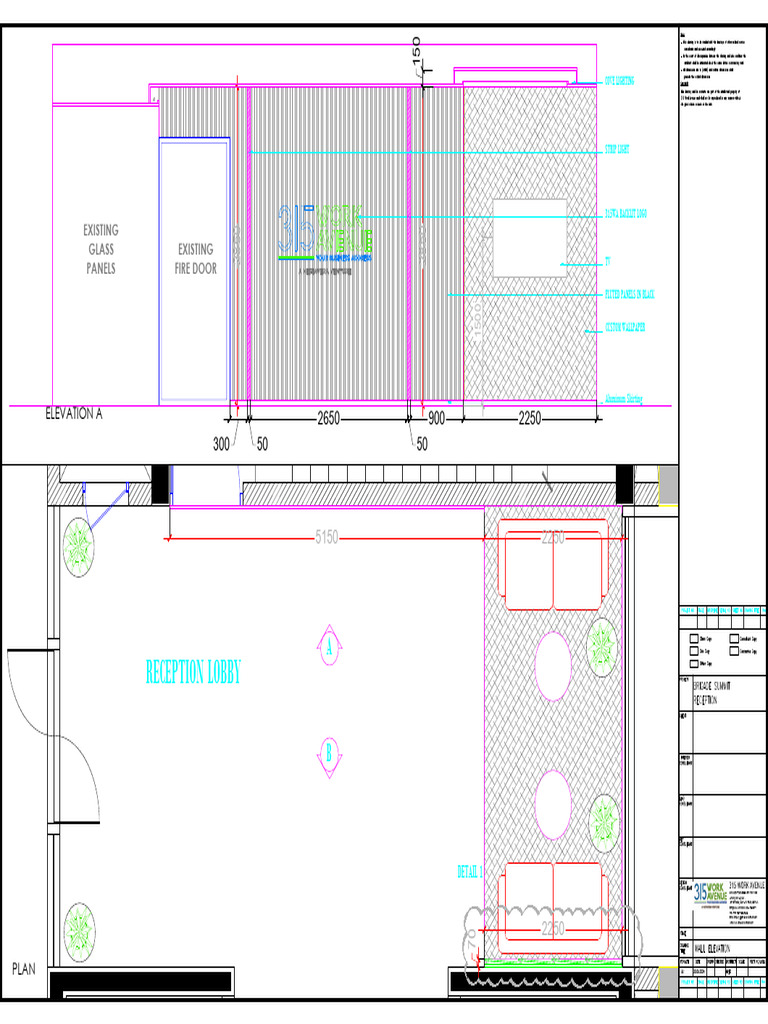 Brigade Summit - Reception Design Docket - 24.06.2024-WALL ELEVATION 1 | PDF