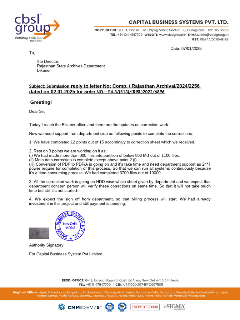 Reply for Correction Letter | PDF