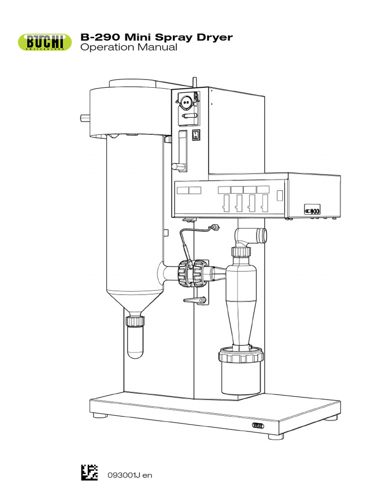 BUCHI B-290 Mini Spray Dryer Operation Manual en | PDF | Hazards ...