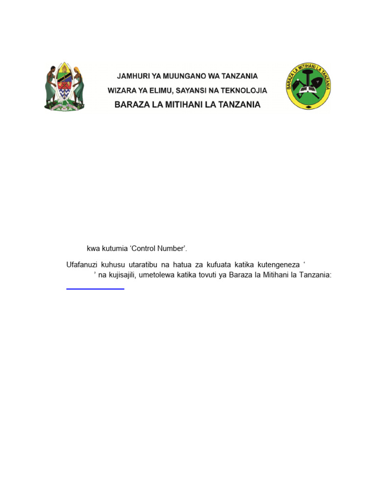 Tangazo Acsee 2025 | PDF