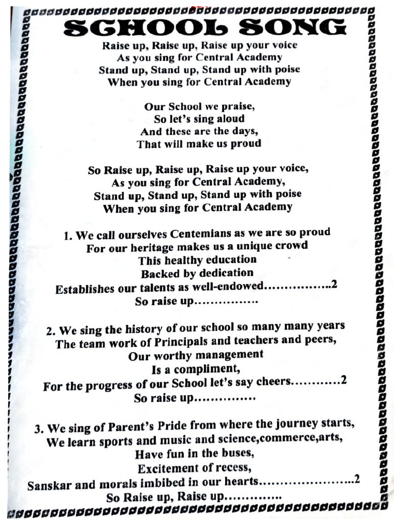School Song | PDF