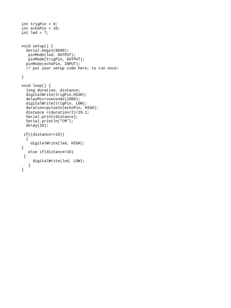 Ultrasonic Code | PDF