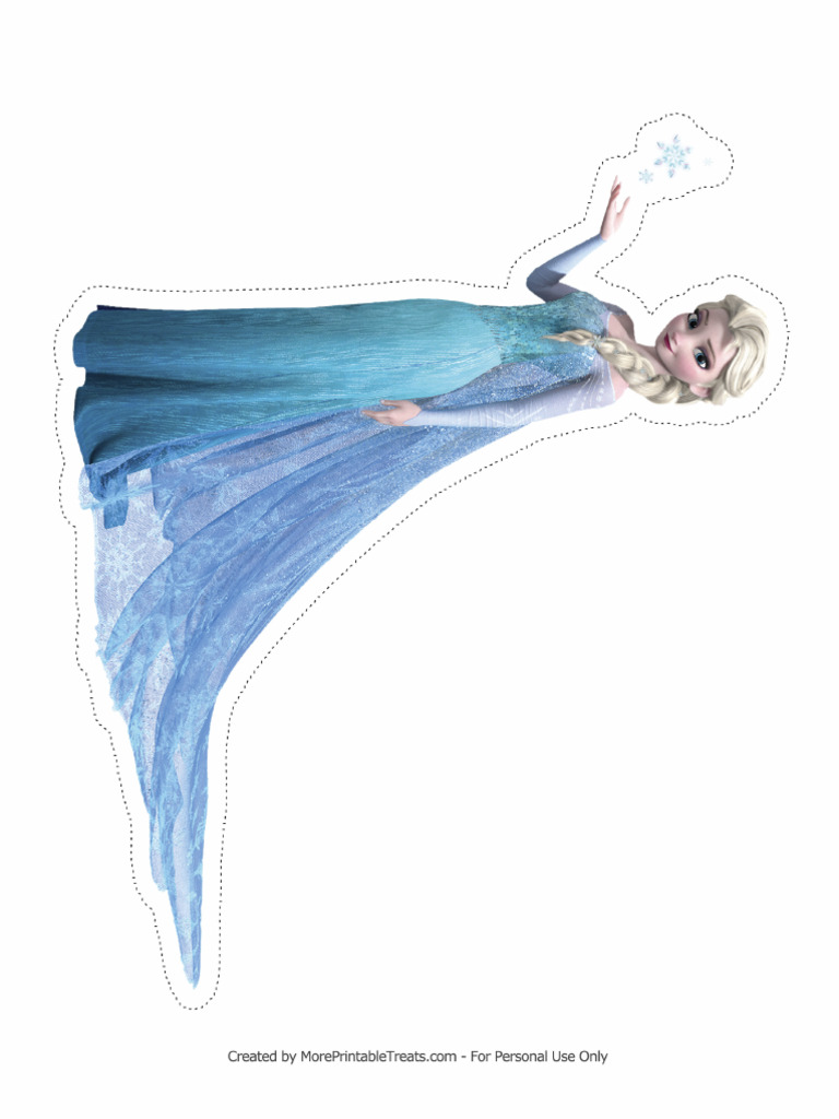Full Elsa With Snowflake Cut Outs | PDF