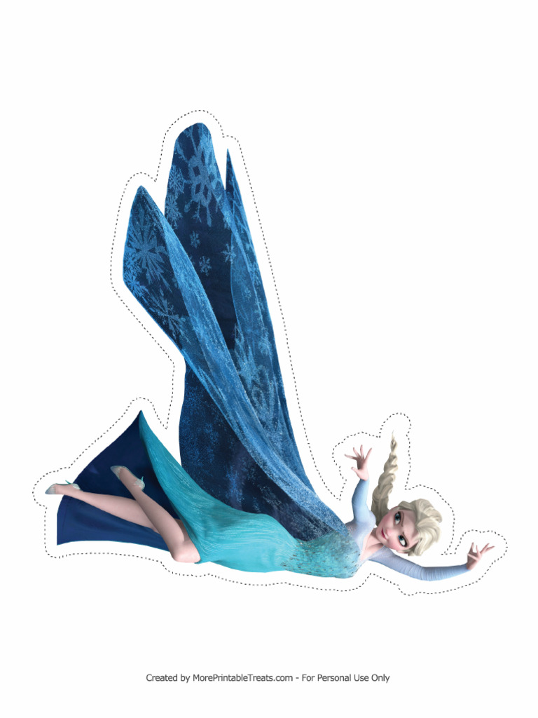 Elsa Magic Pose Cut Outs | PDF