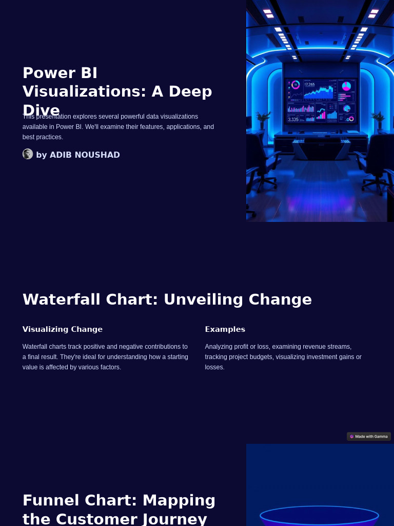 Power BI Visualizations A Deep Dive | PDF