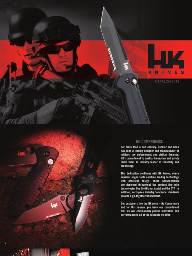 2012 H&K Knives Catalog | PDF | Knife | Blade