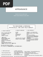 French Physical Descriptions Guide | PDF | Integumentary System | Human ...