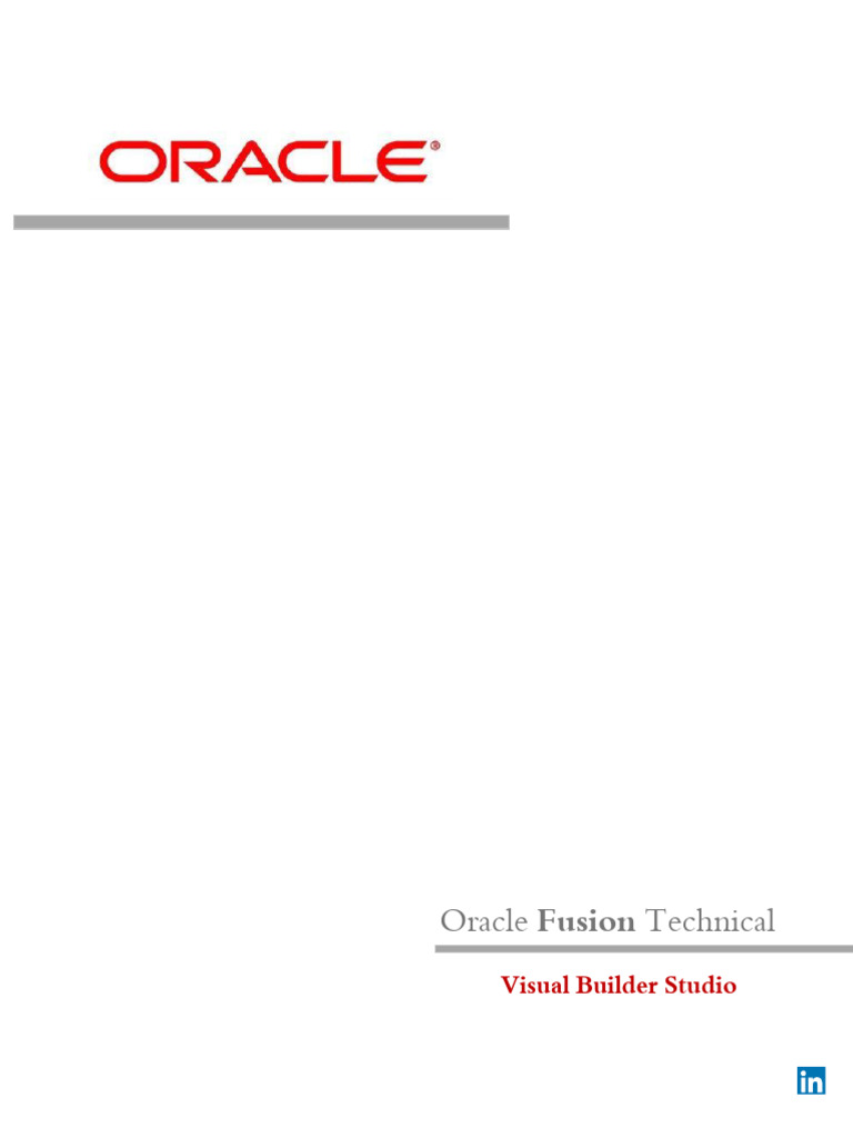 Visual Builder Studio | PDF | Information Technology | System Software