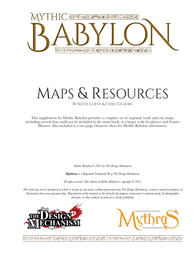 Mythic Babylon Map Pack 110621 | PDF | Intellectual Property Law ...