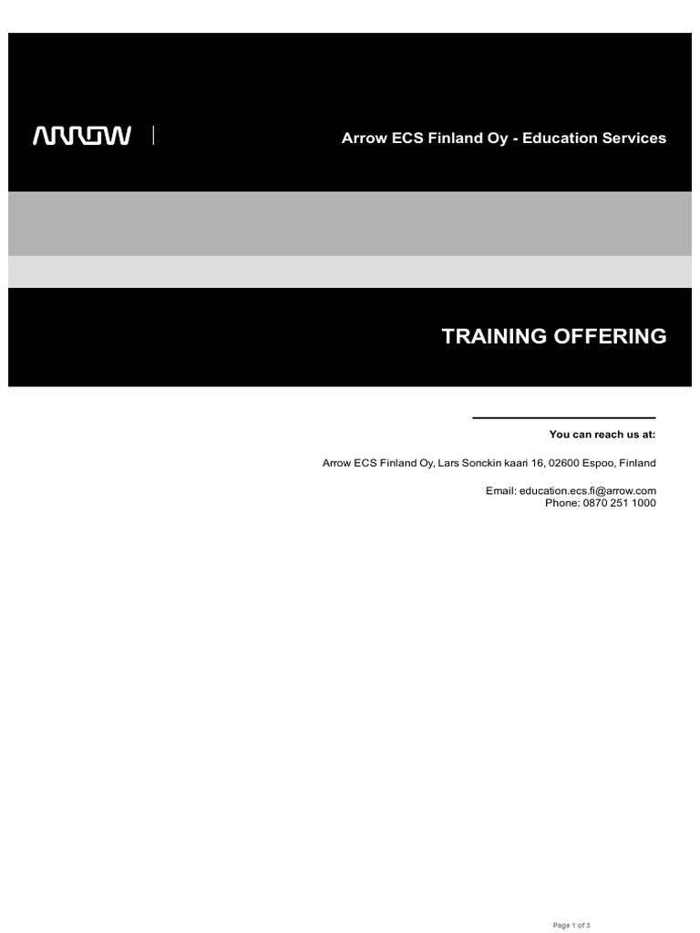 ArrowECSEducation CourseDetail | PDF | Computer Cluster | Cloud Computing