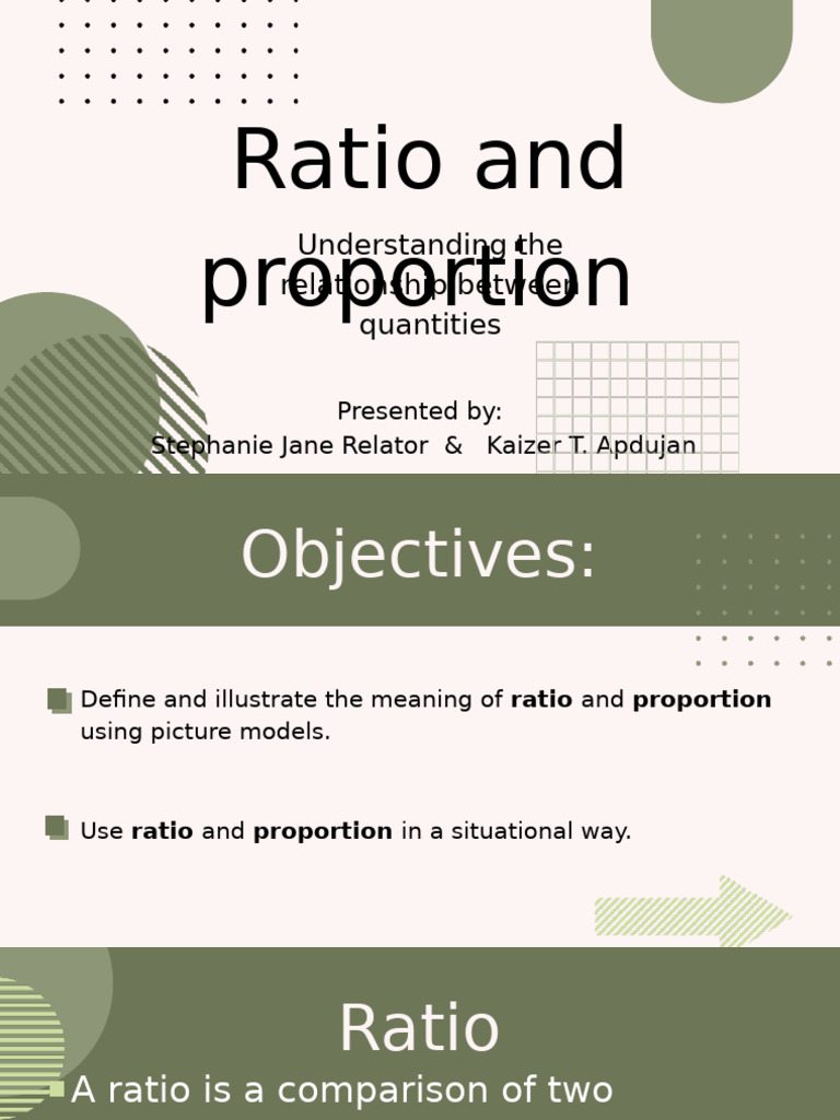 Understanding Ratios and Proportions | PDF