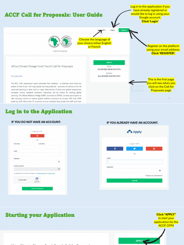 ACCF_CFP4_-_Application_How_to_Apply-ENG | PDF | Login | Software