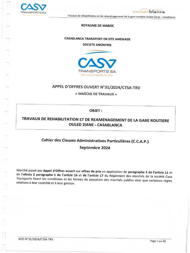 Ccap-cctp Aoo 31 2024 | PDF