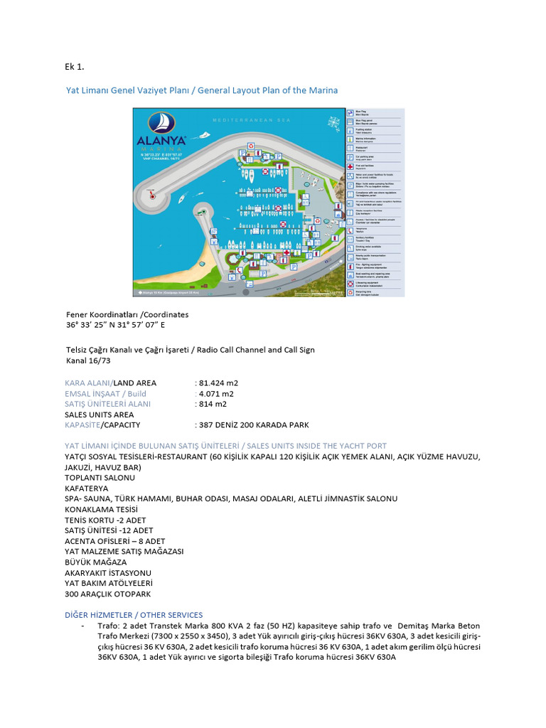 Ek 1. Teknik Tanıtım dosyası | PDF