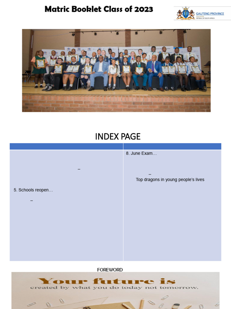 Matric Booklet in PPP 22 Feb 23 | PDF