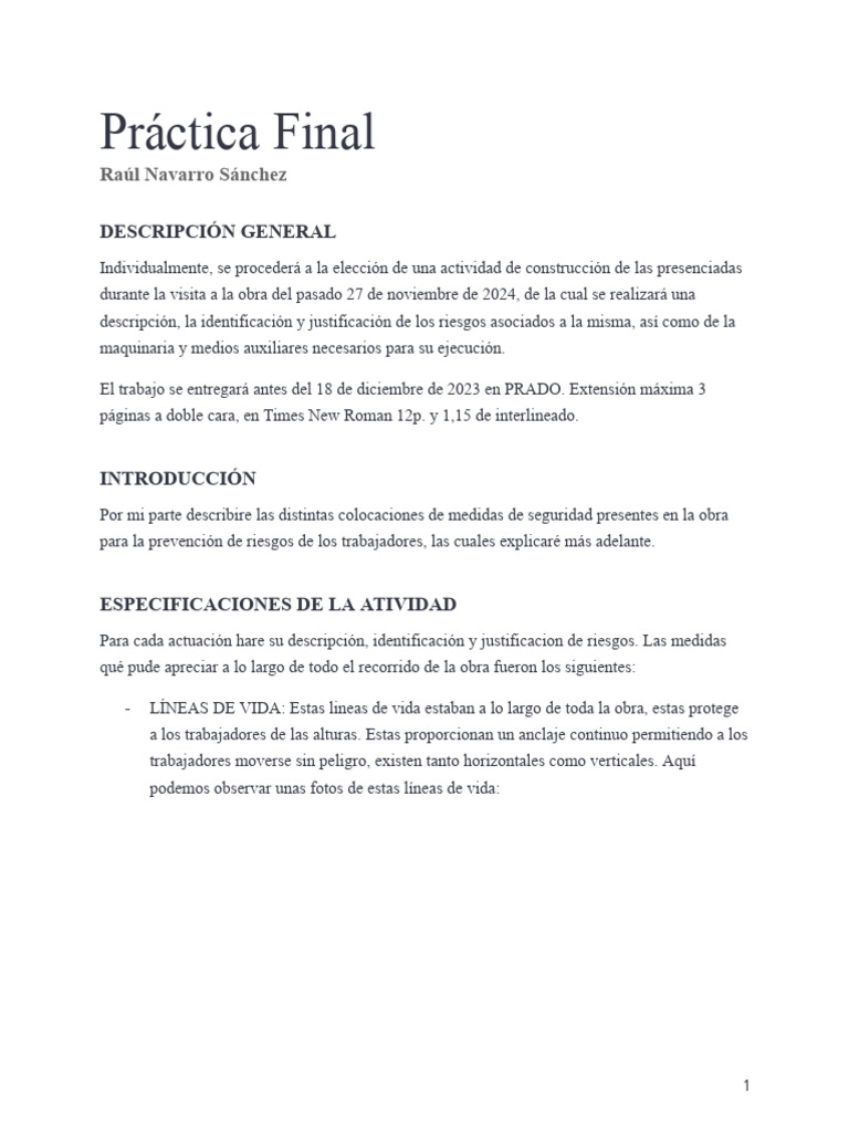 Práctica Final | PDF