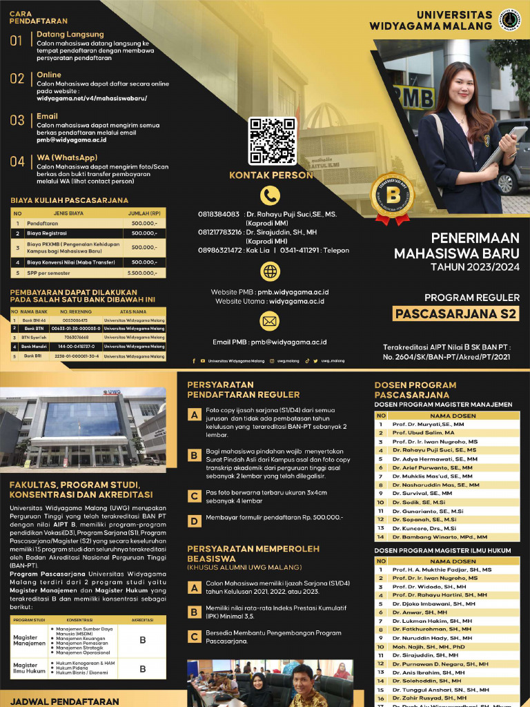 BROSUR PASCA 2023 2024 New | PDF