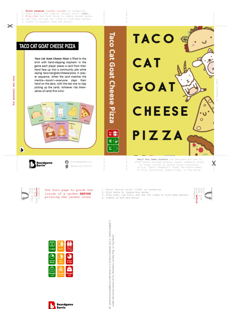 SBG_Jacket_-_Taco_Cat_Goat_Cheese_Pizza | PDF