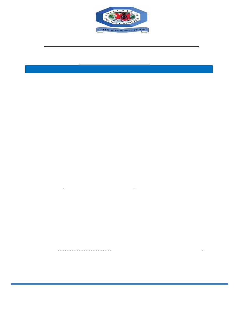 Bosa Loan Application Form 2 | PDF | Loans | Credit