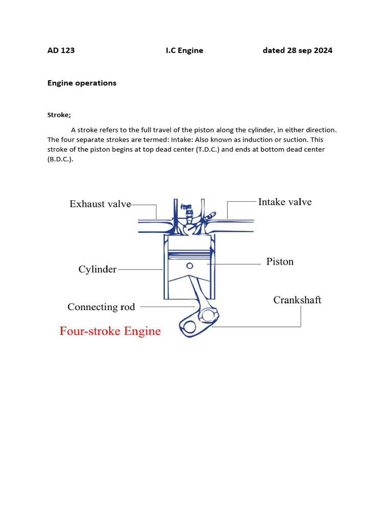 IC engine | PDF | Internal Combustion Engine | Diesel Engine