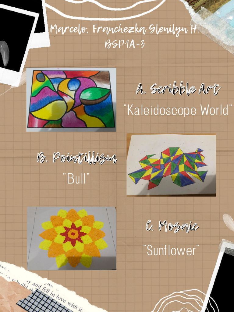 Scribble Pointillism and Mosaic | PDF