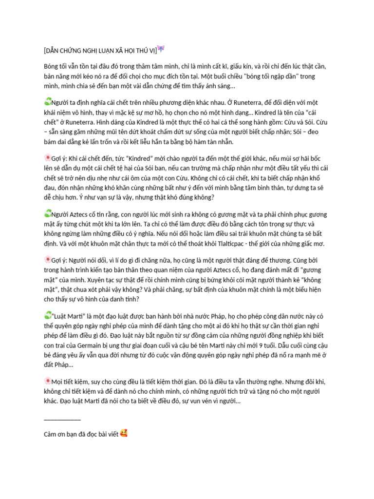 dẫn chứng nlxh | PDF