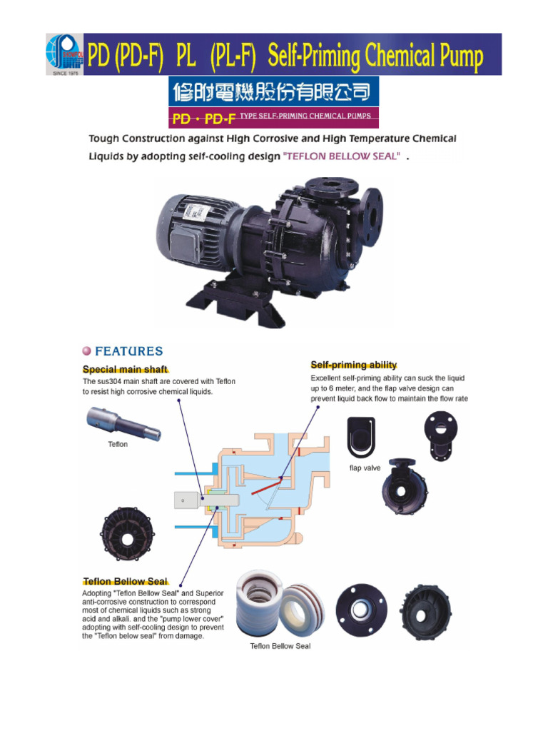 PD Self Priming Pump | PDF