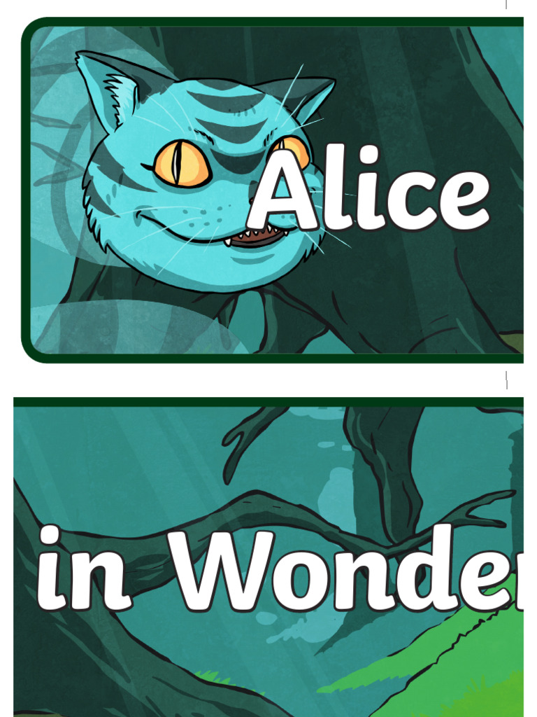 Alice in Wonderland Display Banner English | PDF
