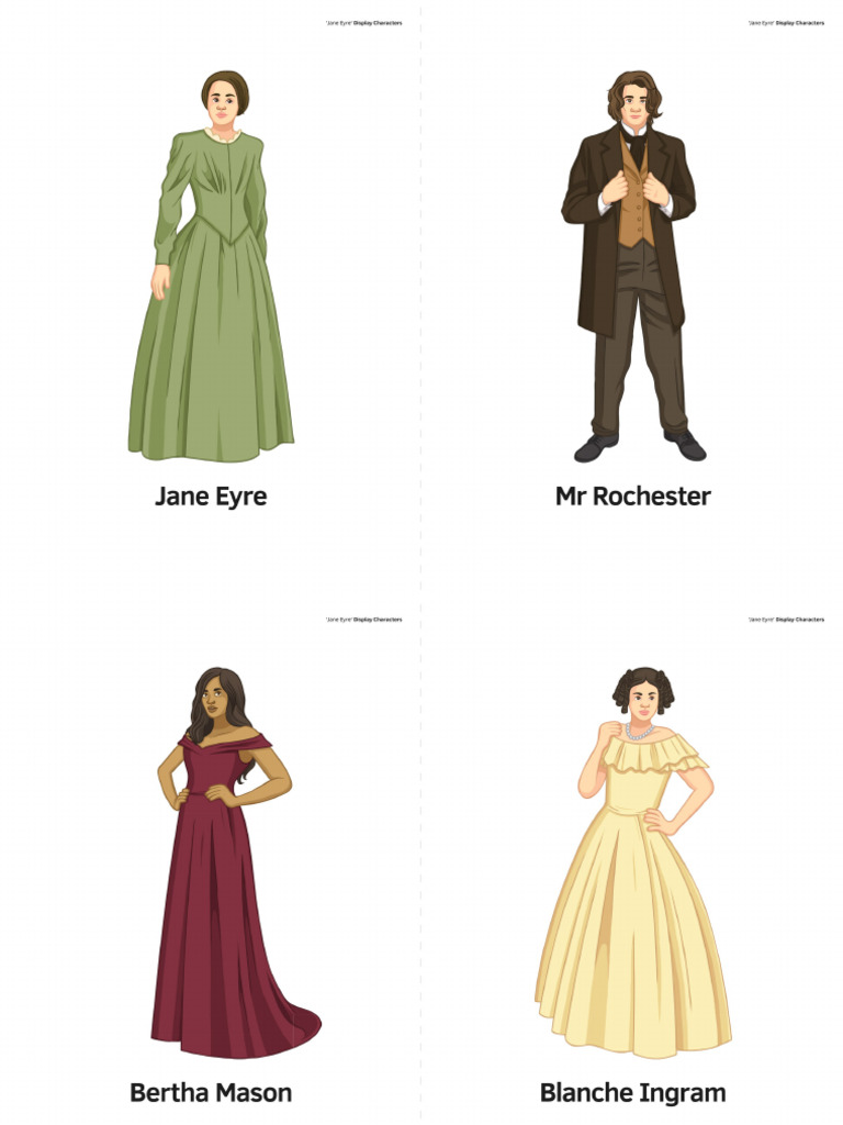 Display Characters - Jane Eyre 2 Per Page | PDF