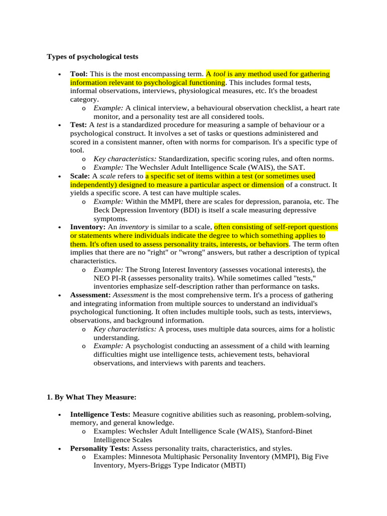 Unit 1 Introductory Session | PDF | Psychometrics | Psychological Testing