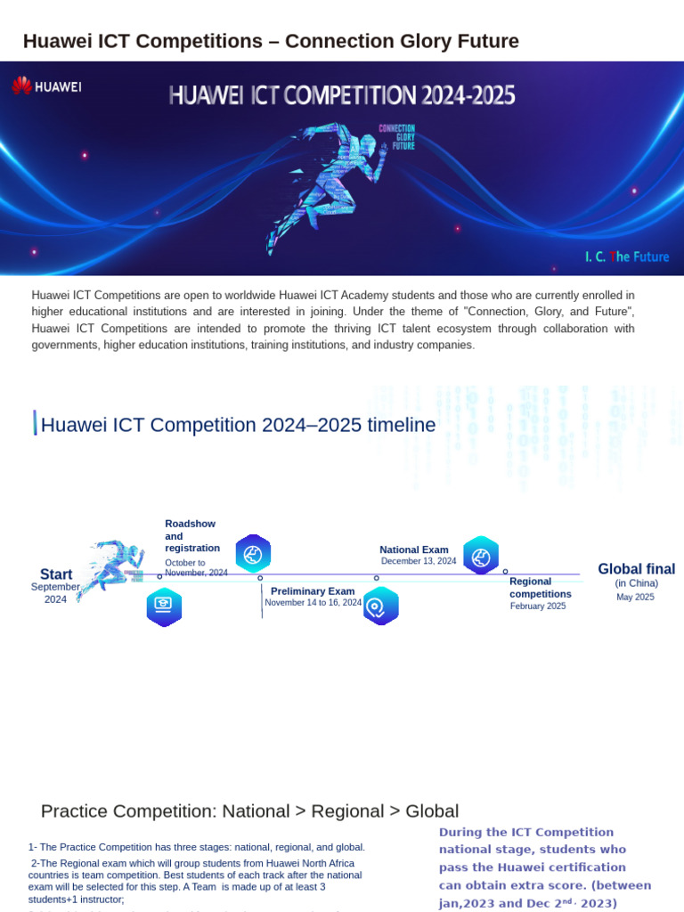 Huawei ICT Competitions 2024-2025 Overview | PDF | Information And ...