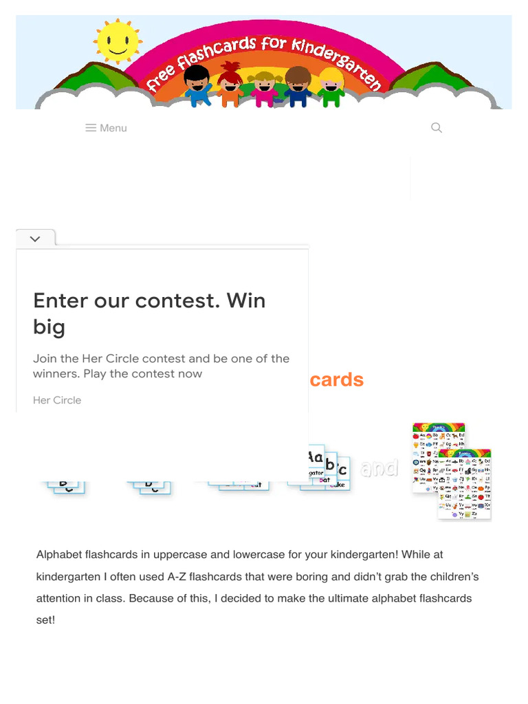 Google ABC | PDF | Phonics | Flashcard