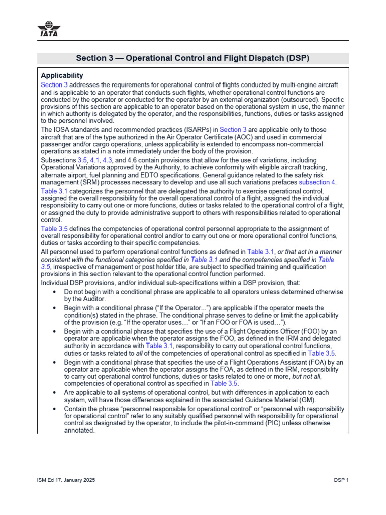 Страницы Из Ism-17-En Eff.. Jan 2025_- Dsp | PDF | Safety | Specification (Technical Standard)