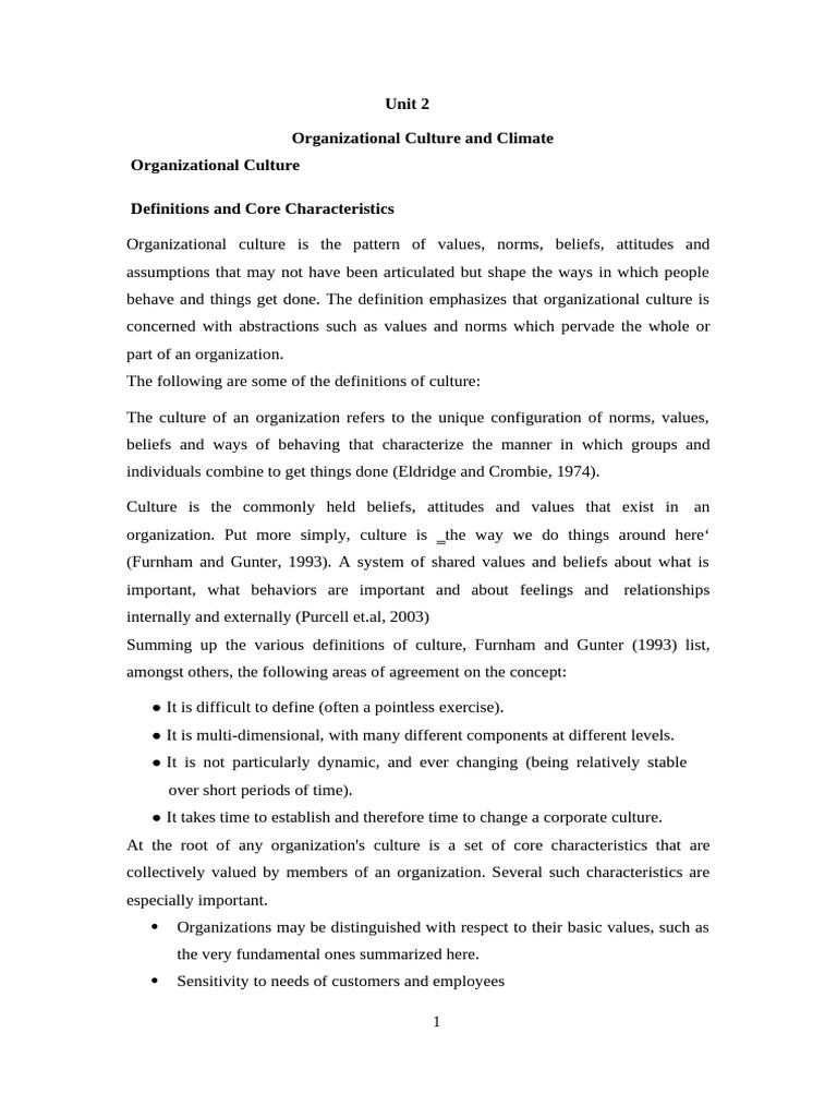 Understanding Organizational Culture | PDF | Organizational Culture ...