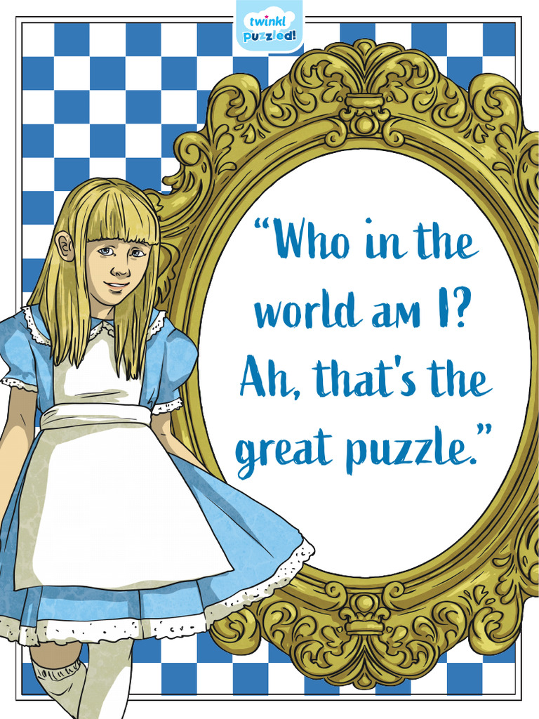 Riddles from Alice in Wonderland | PDF