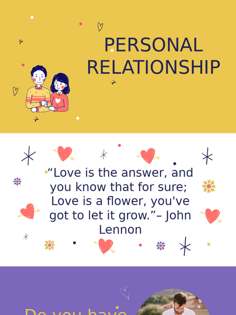 Personal Relationship | PDF