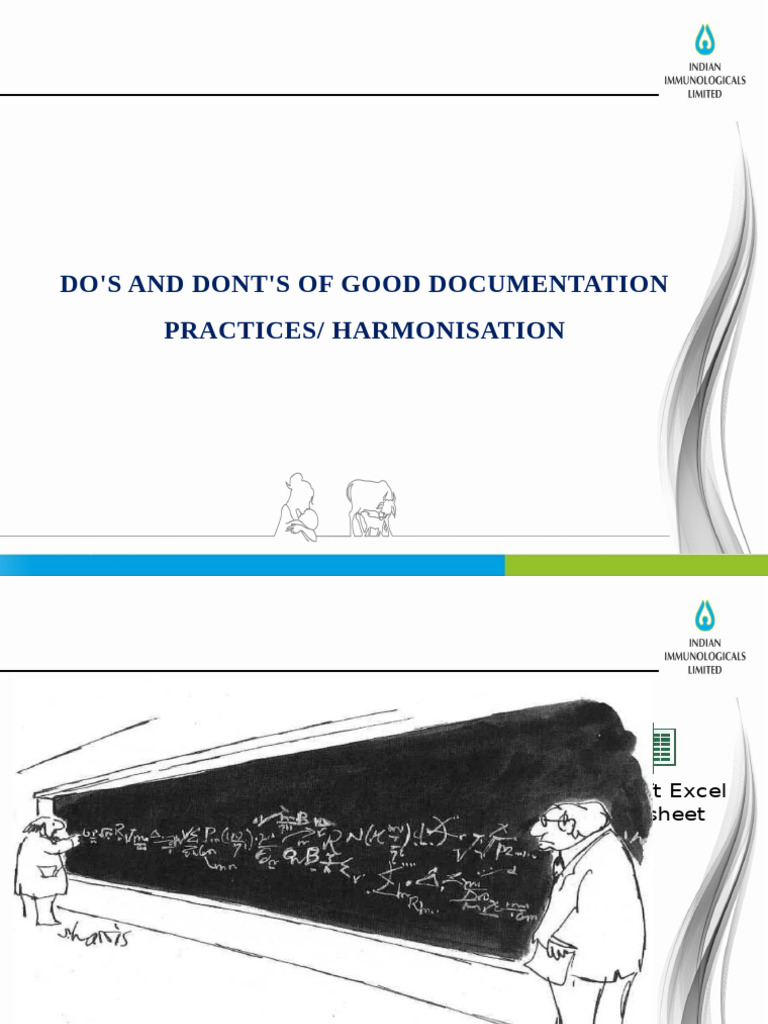 Do's and Dont's of Good Documentation Practice | PDF