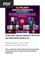 15m Digital Products | PDF | Zip (File Format) | Adobe Photoshop